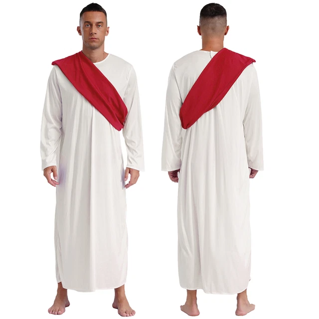 MENS ROBE PIRATES Catholic Clergy Prince Christ Nightwear Role Play ...