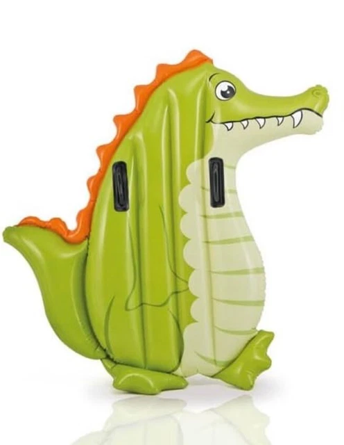 INFLATABLE CROCODILE INTEX Lilo Air Mattress £9.03 - PicClick UK