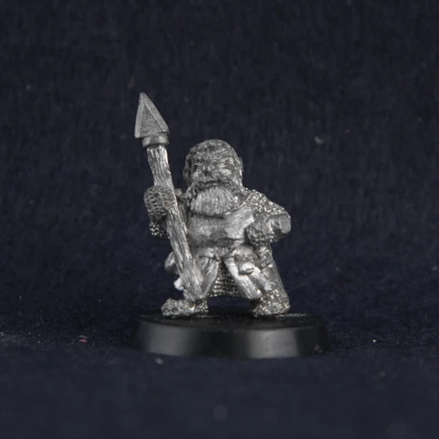 IMPERIAL DWARF W/ Spear Beard Metal Citadel 80s Dwarfs Oldhammer D5 C06 ...