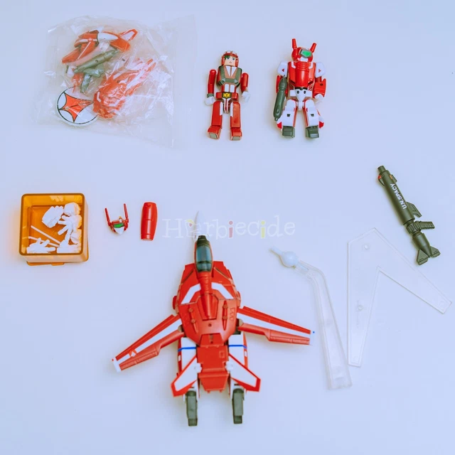 REVOLTECH 084 MACROSS Valkyrie VF-1J Milia Jenius Red Transformable ...