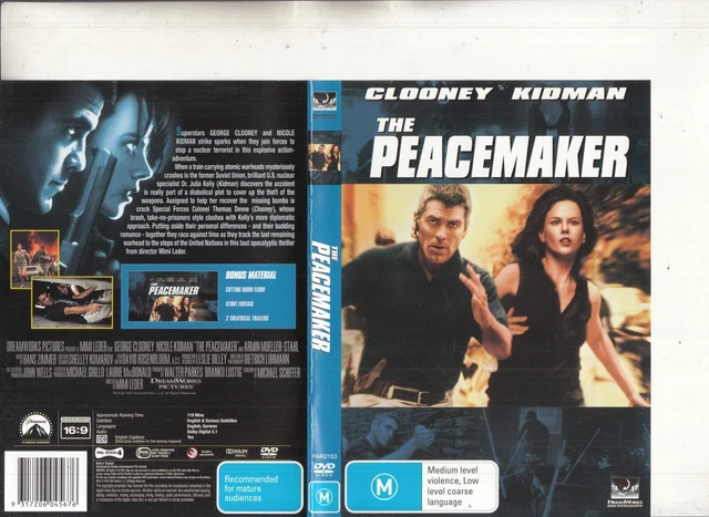 THE PEACEMAKER-1997-[GEORGE CLOONEY]-LOT2-MIMI Leder Film-Movie-DVD $35 ...
