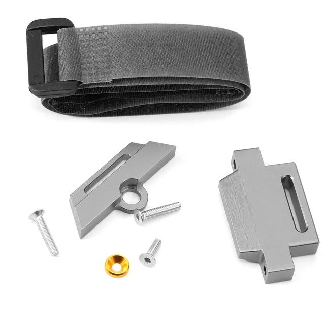 HIGH CHASSIS ALUMINUM Battery Mount Holder for TRAXXAS Slash 1/10 2WD ...