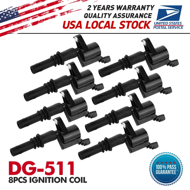 8X DG511 FOR Motorcraft Ignition Coils For Ford F150 Expedition 4.6L 5 ...