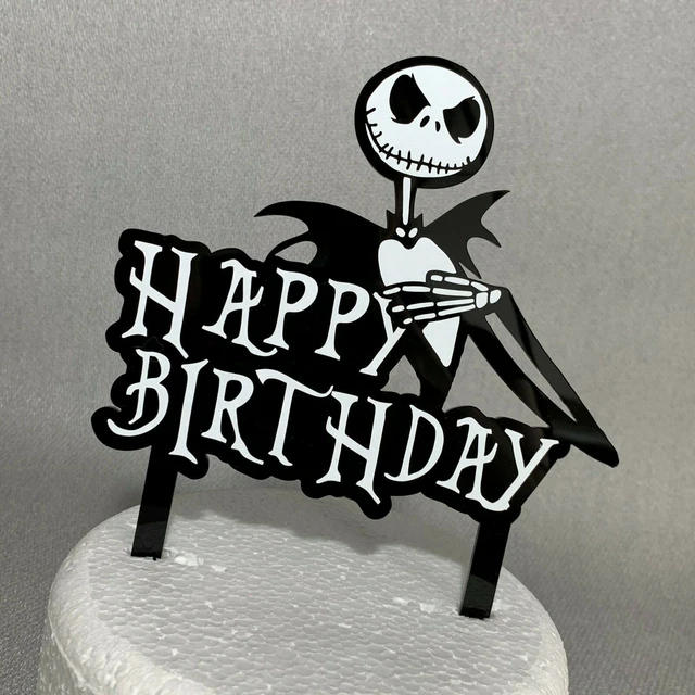 JACK SKELLINGTON, NIGHTMARE Before Christmas inspired Happy Birthday ...