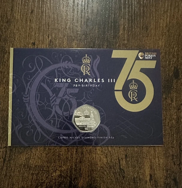 2023 BUCKINGHAM PALACE KING CHARLES III 75th BirthdayFIFTY 50 PENCE 50p COIN £22.99 - PicClick UK