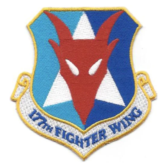 4& AIR FORCE 177Th Fighter Wing Embroidered Patch £26.29 - PicClick UK