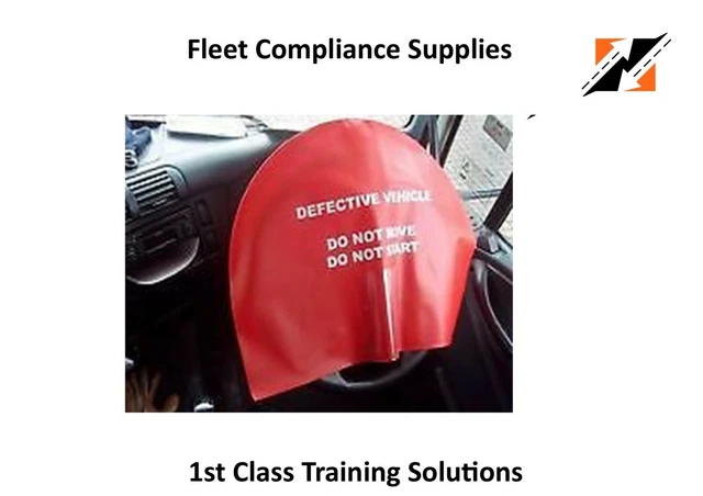 VOR STEERING WHEEL Cover Defective Vehicle Do Not Move Do not Start ...