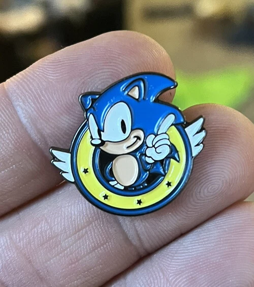 ORIGINAL RARE SONIC The Hedgehog Enamel Pin - Asi 30010 - New Nos Qty ...