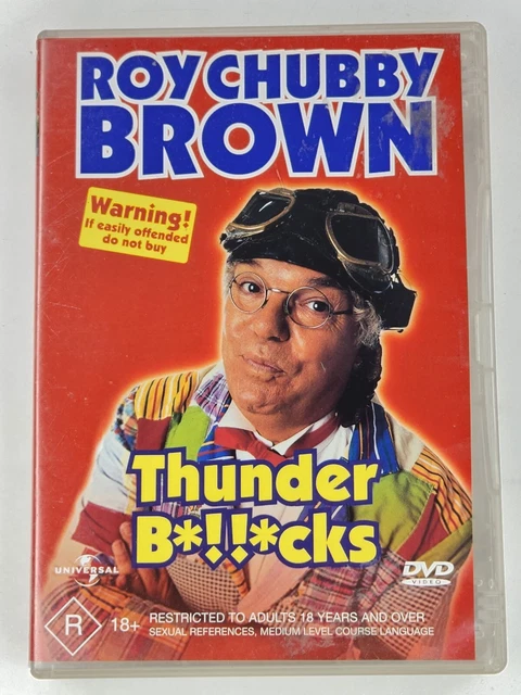 ROY 'CHUBBY' BROWN - Thunder Bollocks (DVD, 2001) VGC, Reg 2 & 4 £24.98 ...