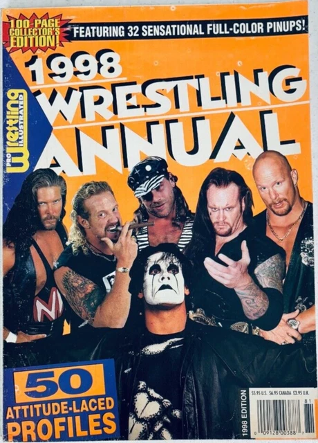 WWF PRO WRESTLING Illustrated Magazine 1998 Wrestling Annual The Rock ...