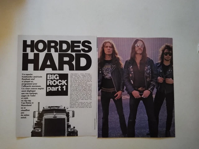 MOTORHEAD LEMMY VAN Halen David Lee Roth Eddie Knopfler clippings ...