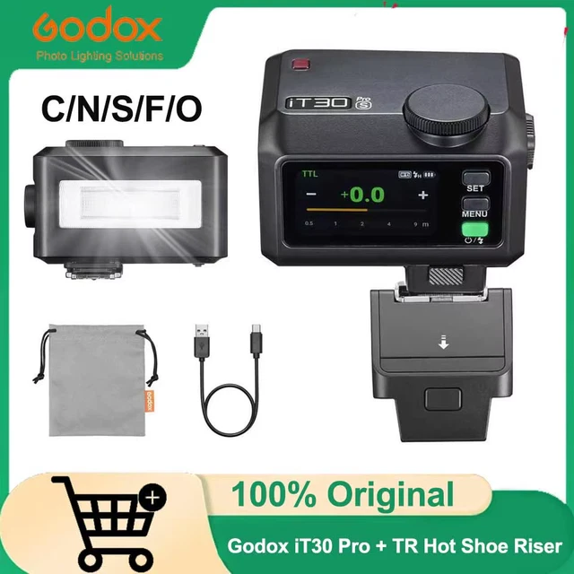 GODOX IT30 PRO Camera Flash 2.4G Wireless Pocket Flash Light TTL HSS ...