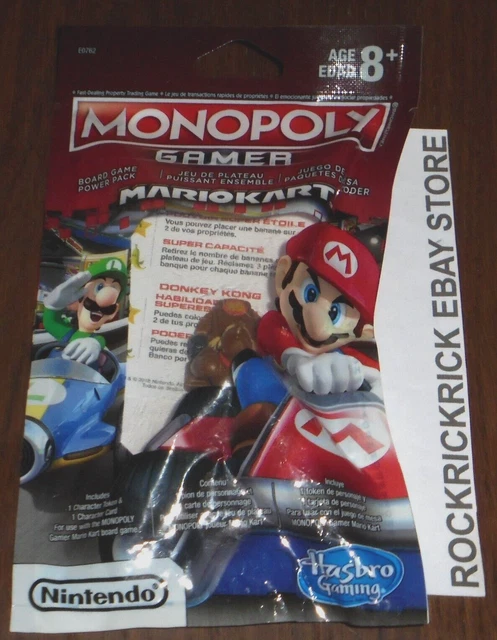 HASBRO MONOPOLY GAMER Mario Kart Board Game Token Donkey Kong E0762 New ...