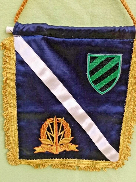 VINTAGE IDF FLAG with Symbols of Armored Corps & Signal Corps ...