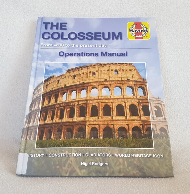 HAYNES MANUAL THE Colosseum from AD80 to The Present Day Operations Manual $20.00 - PicClick AU