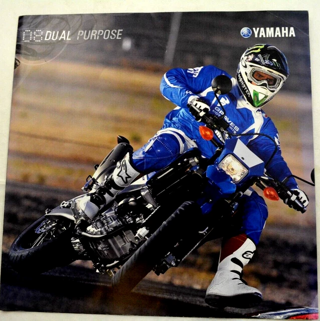 2008 YAMAHA DUAL Purpose New Model Factory Dealer Color Sales Brochure ...