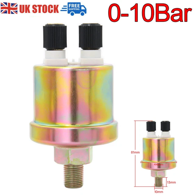 OIL PRESSURE SENSOR Engine 1/8 NPT Oil Pressure Swith Gauge Sender Sending UK £11.89 - PicClick UK
