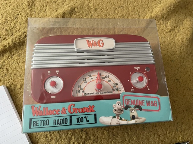 WALLACE AND GROMIT Retro Radio BNIB £25.00 - PicClick UK