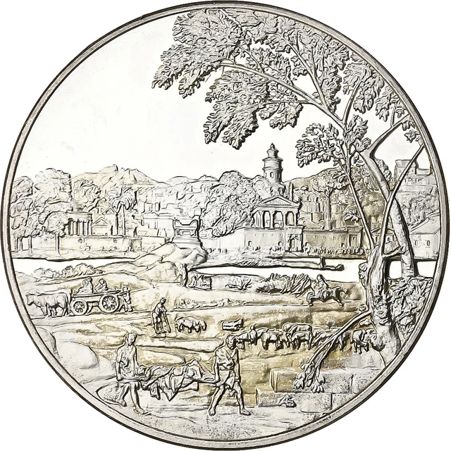 [#1157130] FRANCE, MEDAL, Les Funérailles de Phocion, Nicolas Poussin, Silver, M £87.54 ...