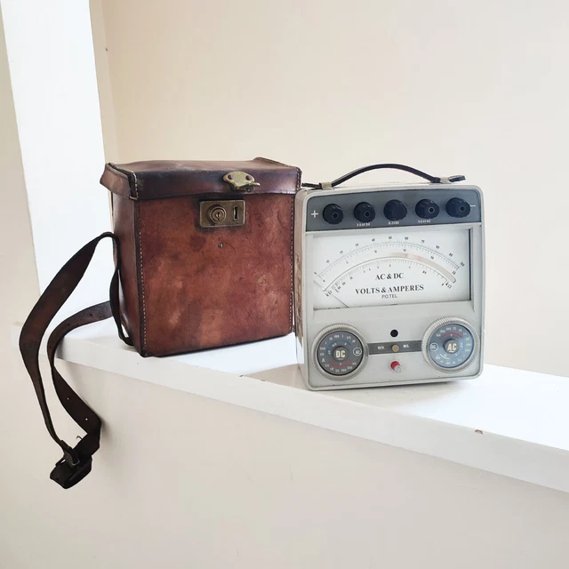 50'S POST OFFICE Multi-Range AC / DC Volt & Amperes Multi-Meter Model ...