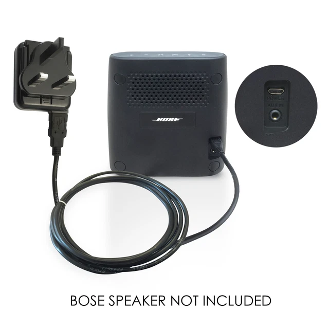 MAINS POWER ADAPTER Battery USB Charger for Bose Soundlink Colour ...