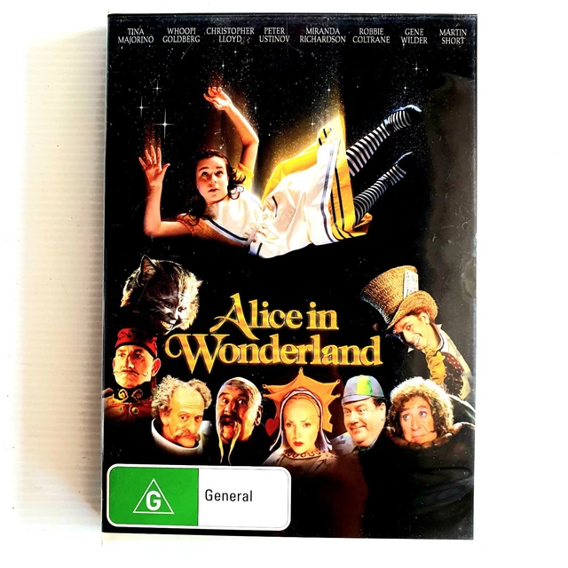 ALICE IN WONDERLAND DVD 1999 Fantasy, Whoopi Goldberg, Martin Short ...