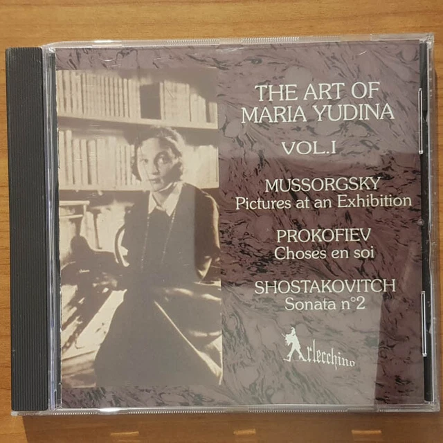 MARIA YUDINA THE Art Of Maria Yudina Vol. 1 EX/EX(CD) EUR 48,90 ...