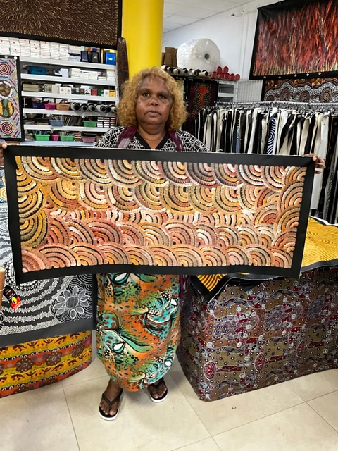 SHARON BUTCHER NAPANANGKA Aboriginal Artist SAND DUNE COUNTRY [TUNE ...
