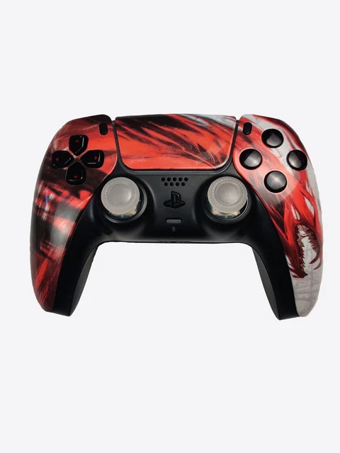 CUSTOMISED PS5 DUALSENSE Controller - Red Dragon Design *NEW* Glow ...