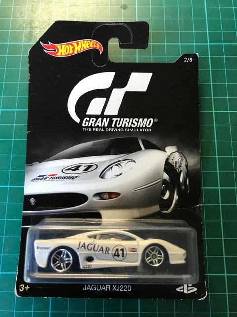 HOT WHEELS JAGUAR XJ220 GRAN TURISMO LIVERY WHITE Long Card Rare £10.00 ...