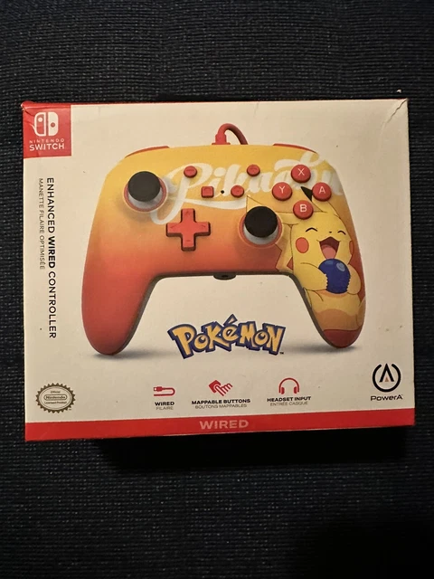 POWERA NINTENDO SWITCH Enhanced Wired Pikachu POKEMON Controller EUR 9 ...