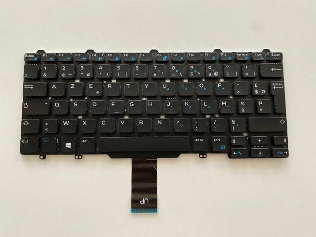 DELL LATITUDE 5480 French AZERTY layout keyboard PN 0FTTYH £15.00 ...