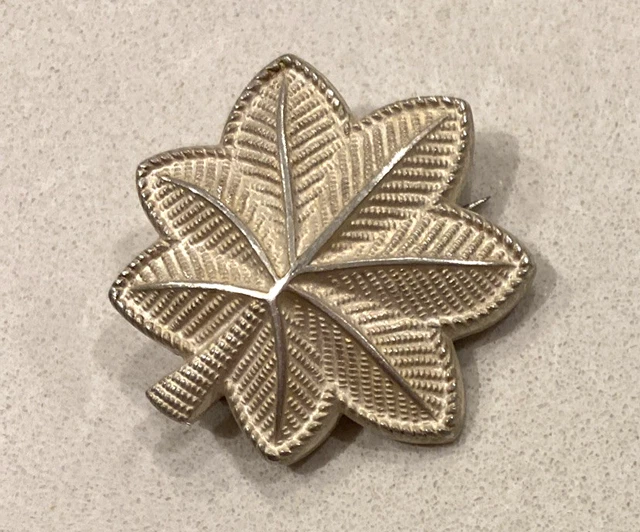 ORIGINAL WW2 U.S. Army Officers Lt. Colonel PB Rank Solid Sterling £53. ...
