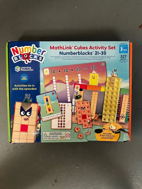 NUMBERBLOCKS MATHLINK CUBES Activity Set 21-30 - NEW WITH DAMAGED BOX £30.00 - PicClick UK