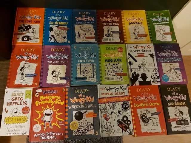 DIARY OF A Wimpy Kid by Jeff Kinney Bundle of Books x18 EUR 11,68 ...