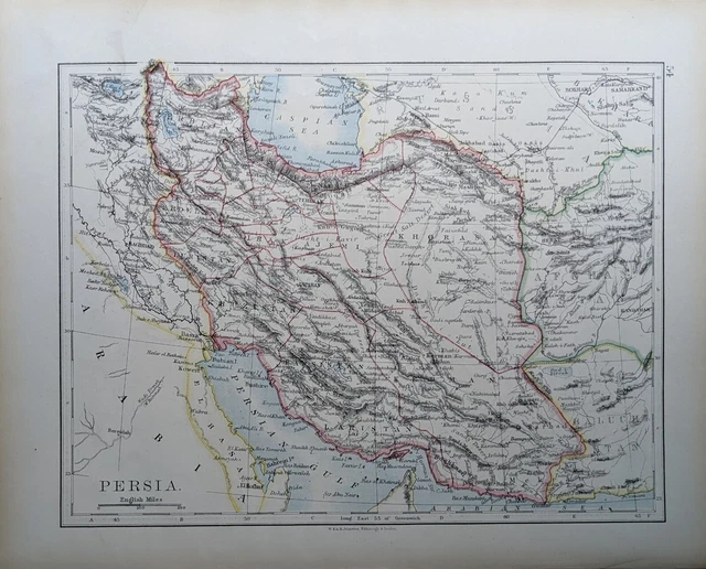 1897 ANCIEN CARTE Persiakhorasan Laristan EUR 30,44 - PicClick FR