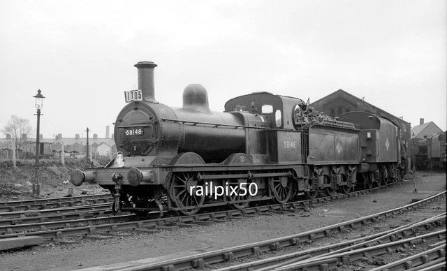 ORIGINAL RAILWAY NEGATIVE. RA120 Midland steam loco 58148. Coalville ...