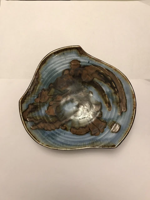 ALAN WARD STUDIO Pottery Art Bowl. Incised Mark £15.00 - PicClick UK