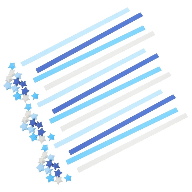 4050 PCS GRADIENT Color Star Origami Paper Strips Bulk Double Sided $46 ...