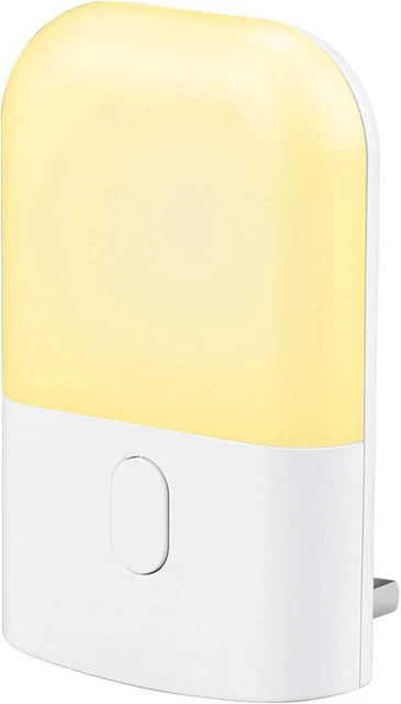 NIGHT LIGHT PLUG in Wall with Dusk to Dawn Photocell Sensor, 4 Levels ...