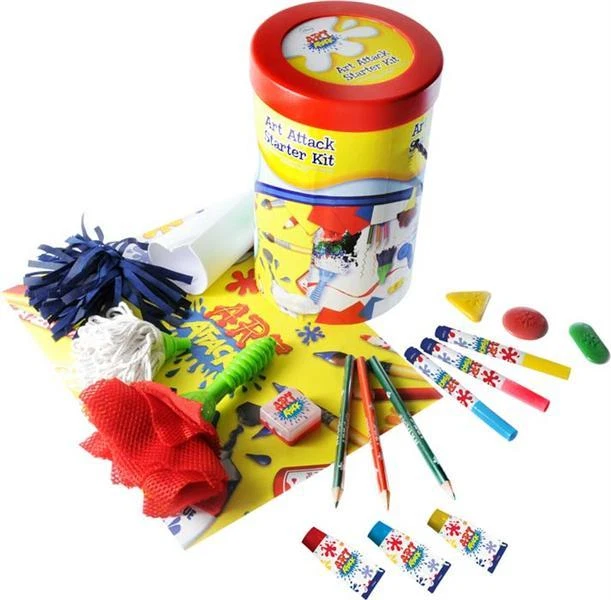 DISNEY ART ATTACK Large Art Set Paint Set Crayons Colouring Junior ...