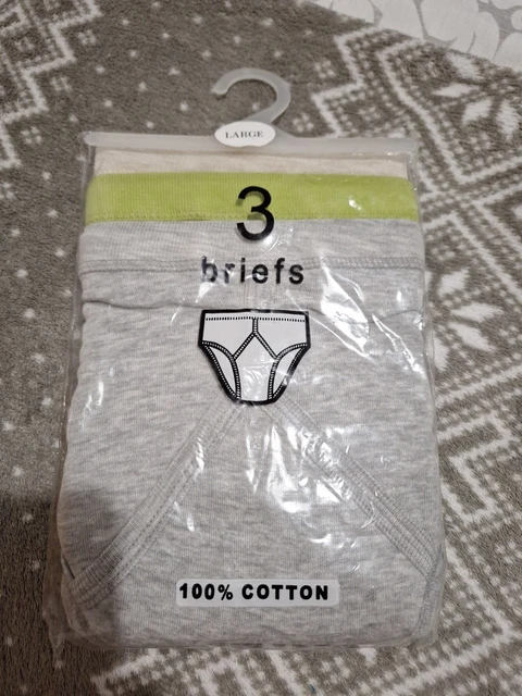 3 PACK OF Mens Classic Y Front Briefs 🩲 Large £4.87 - PicClick UK