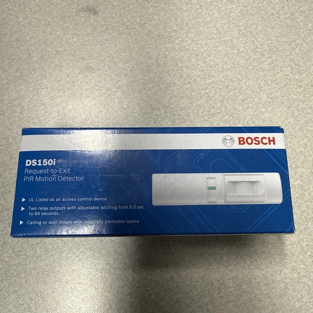 BOSCH DS150I REQUEST-TO-EXIT PIR Motion Sensor – Access Control REX ...