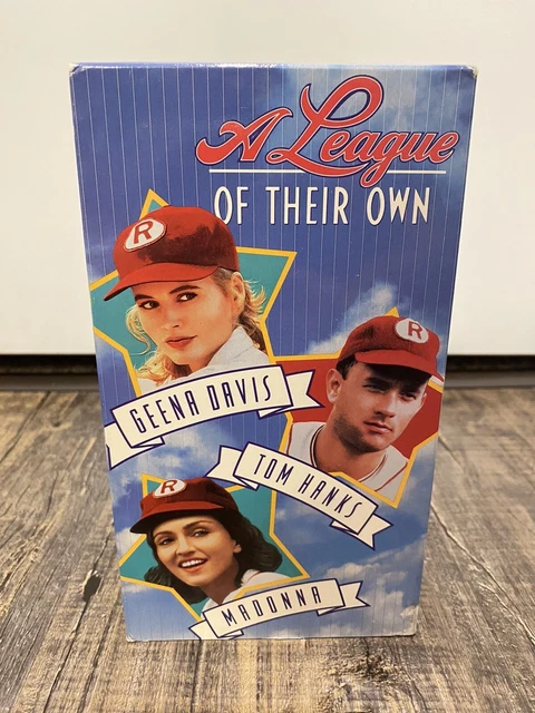 A LEAGUE OF Their Own VHS Tom Hanks Madonna Geena Davis Baseball Drama ...
