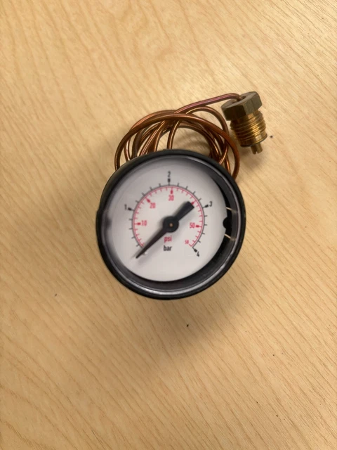 DAIKIN ALTHERMA HEAT Pump 5002556 Pressure Gauge Water 0-4 Bar ...