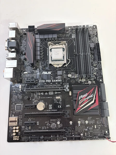 ASUS Z170 PRO Gaming Motherboard DDR4 LGA1151 Socket + I7 6700K - Fully ...