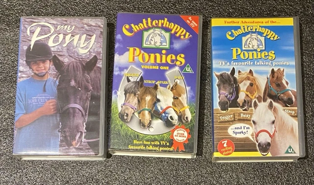 CHATTERHAPPY PONIES & My Pony VHS Video Bundle X 3 £14.99 - PicClick UK