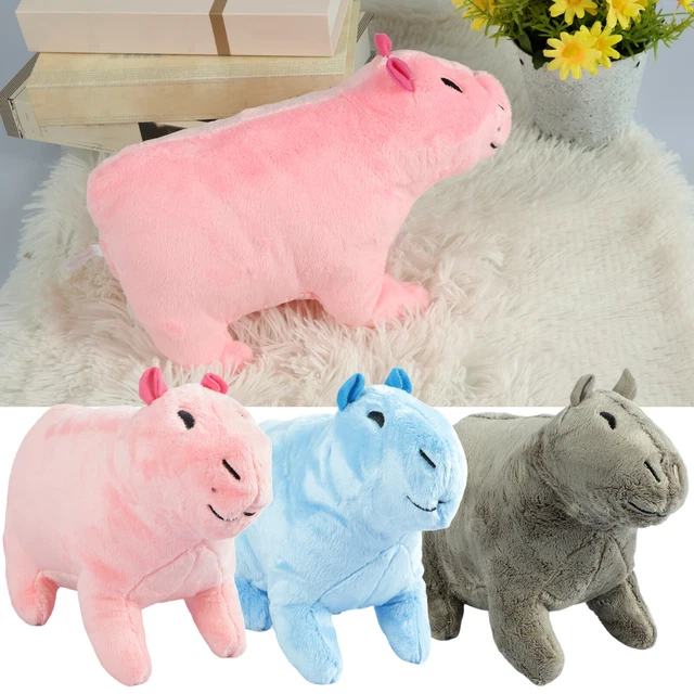 6.7INCH CAPYBARA PLUSH Toy Simulation Capybara Stuffed Toy Cute Pink≈ £ ...