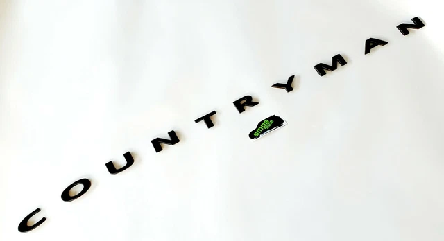 MINI R60 COUNTRYMAN Piano Black Gloss Boot letters £29.99 - PicClick UK