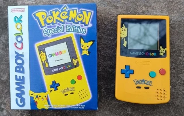 CONSOLE NINTENDO GAMEBOY Color Pokémon Special Edition Pikachu Boxed - Bon Etat EUR 600,00 ...
